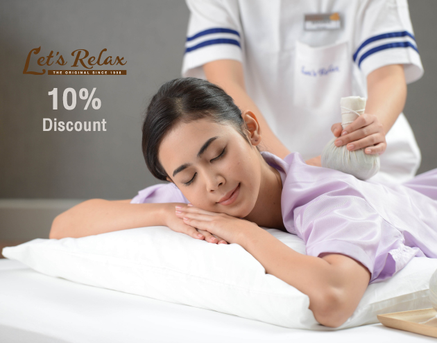 ส่วนลดสุดพิเศษจาก Let’s Relax ที่คัดสรรมาให้คุณ | เอฟดับบลิวดี ประเทศไทย